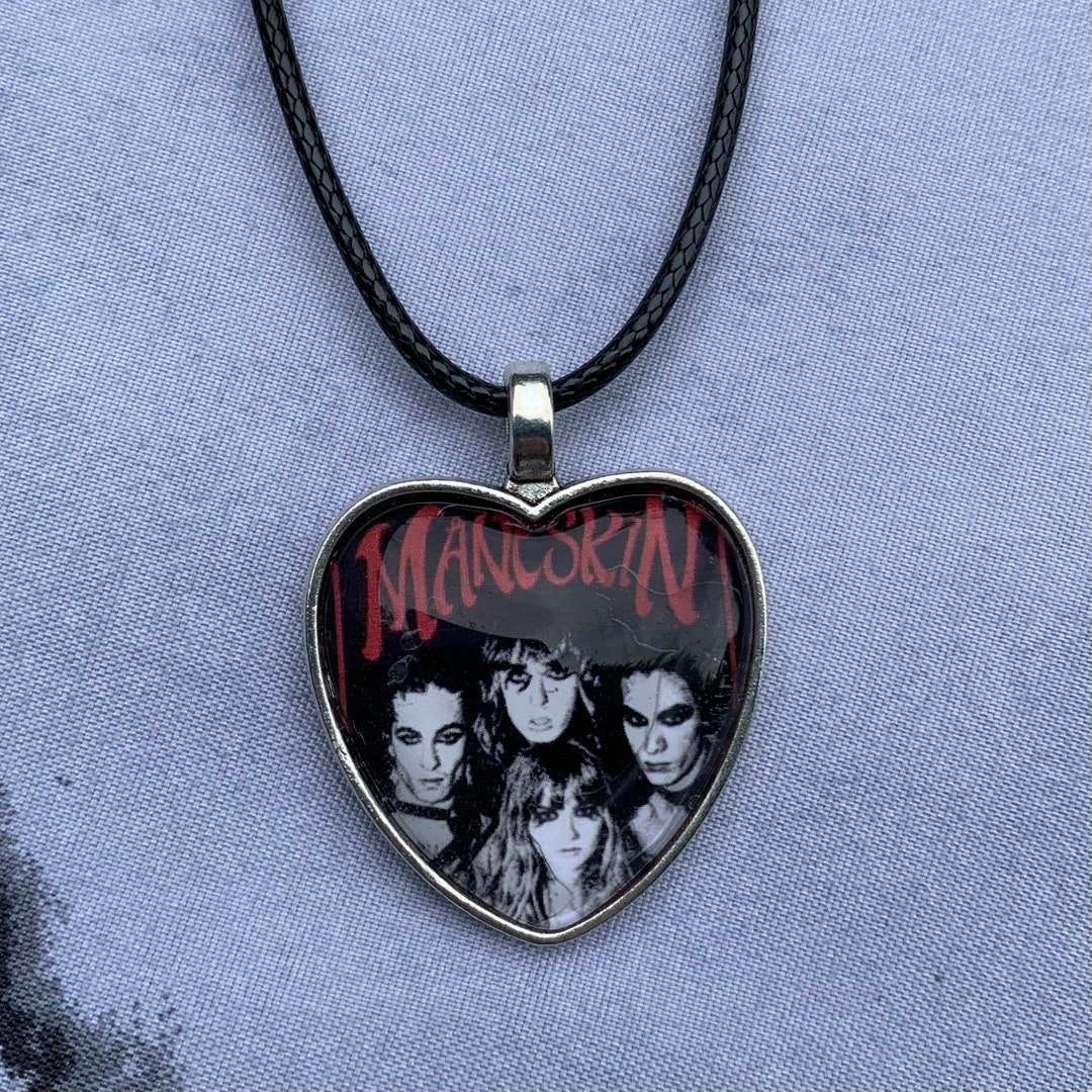 Maneskin Heart Pendant Necklace Gift - Etsy