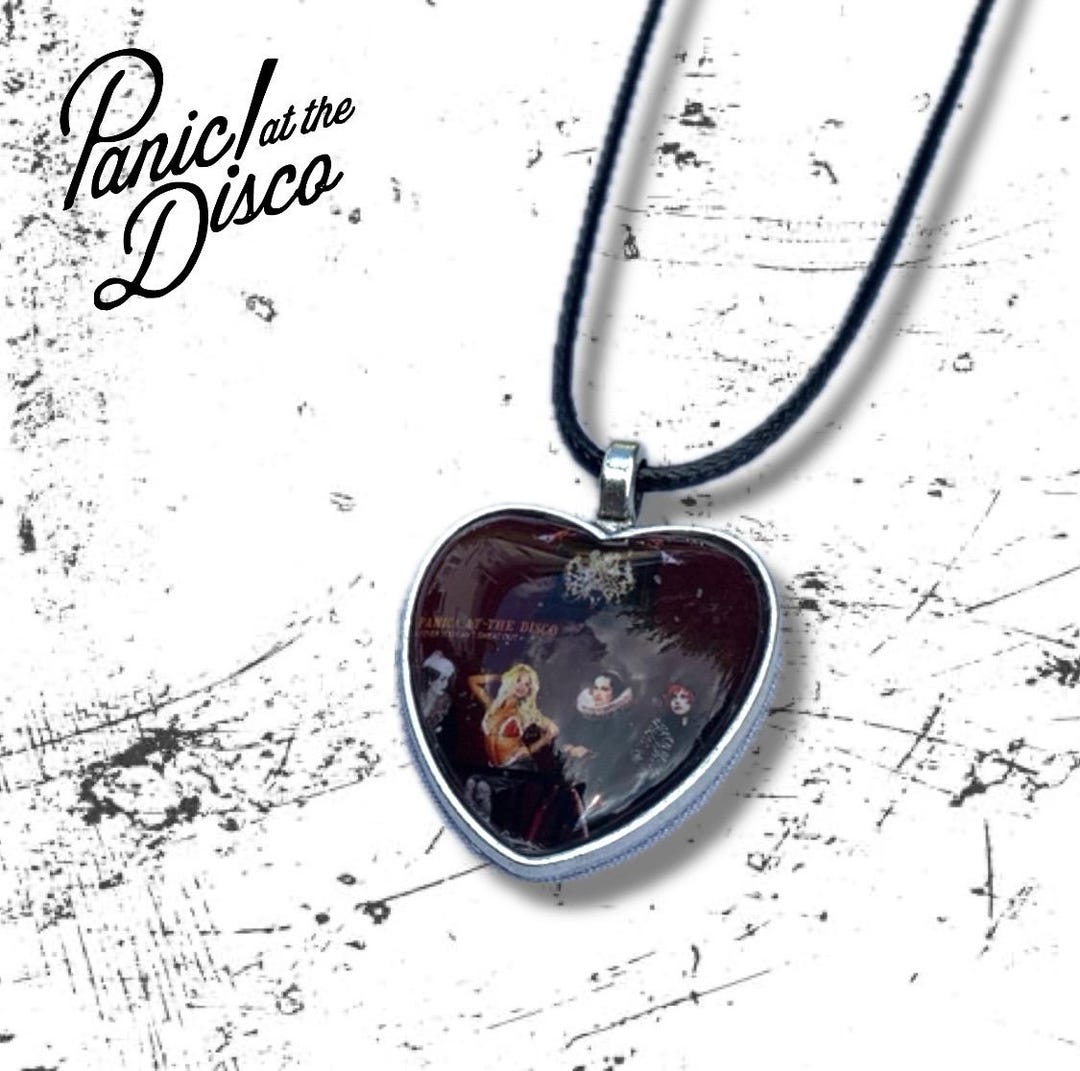 Panic at the Disco Heart Pendant Necklace Gift - Etsy