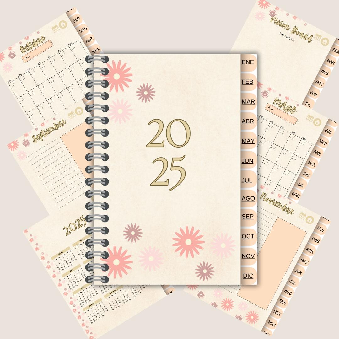 Agenda 2025, planner 2025, editable en canva, digital e imprimible, pdf ...