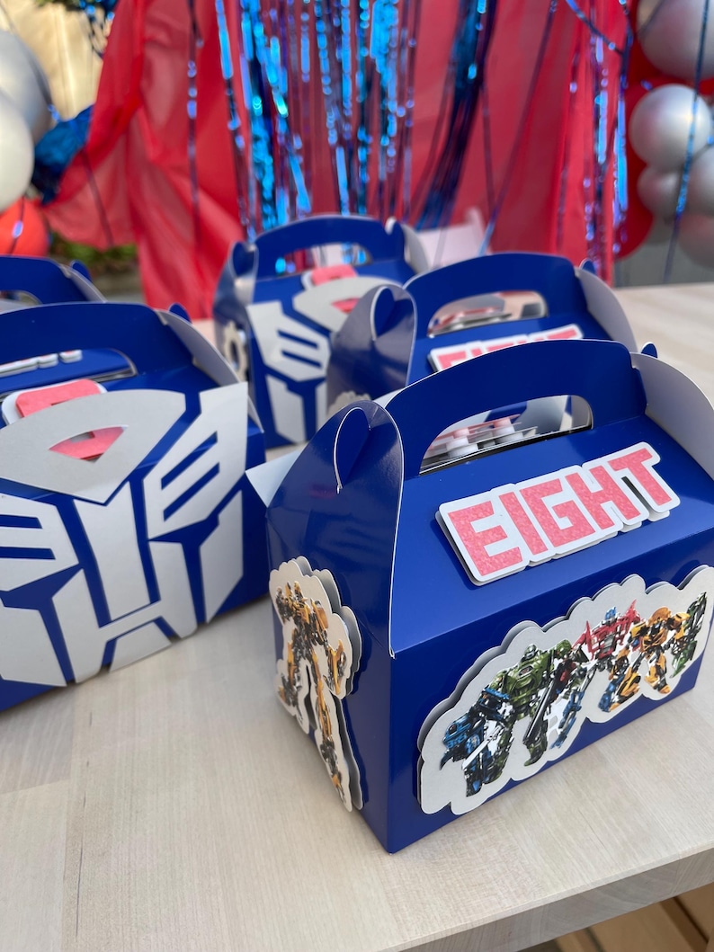 Personalized Bumblebee Transformers Party/candy Boxes - Etsy