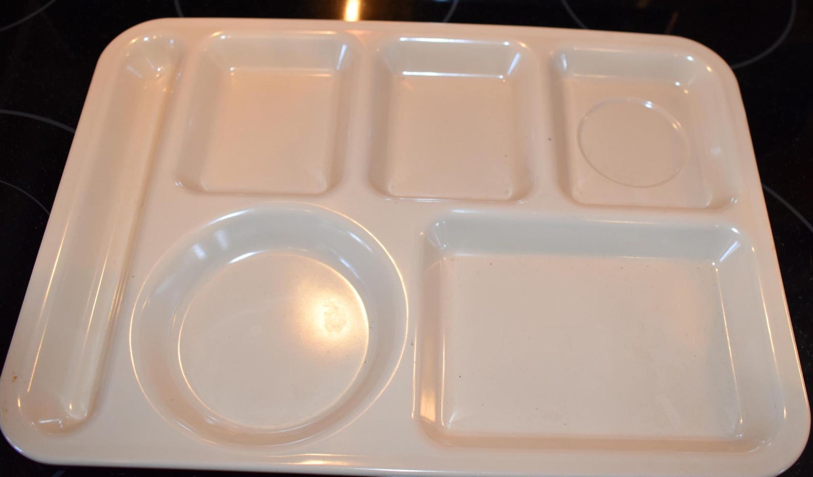 Vintage Arrowhead Cafeteria 4 Segregated Trays Beige FREE SHIPPING - Etsy