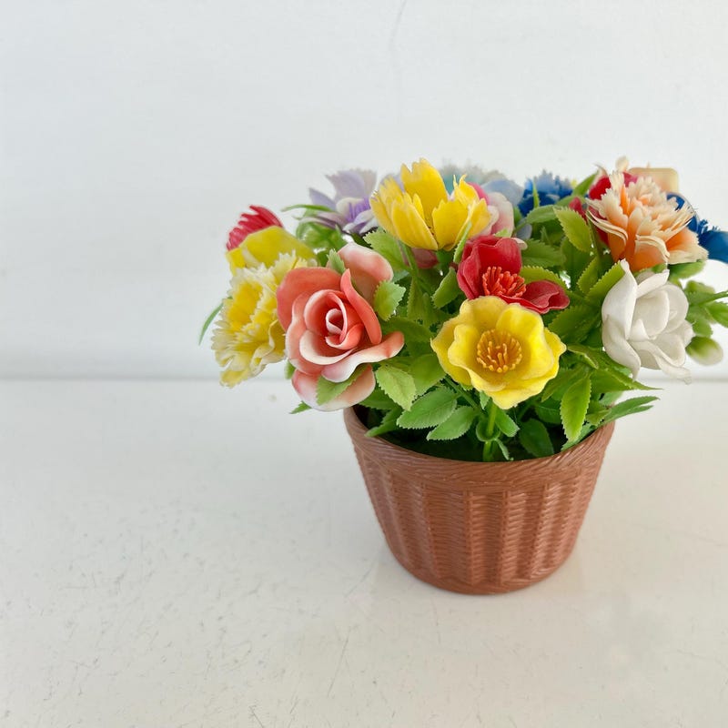 Plastic Flowers - Etsy