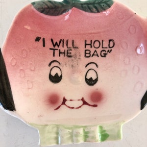 Vintage Anthropomorphic Pink Tea Bag Holder Made in Japan - Etsy