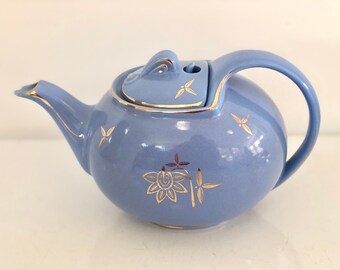 Blue Hall Teapot - Etsy