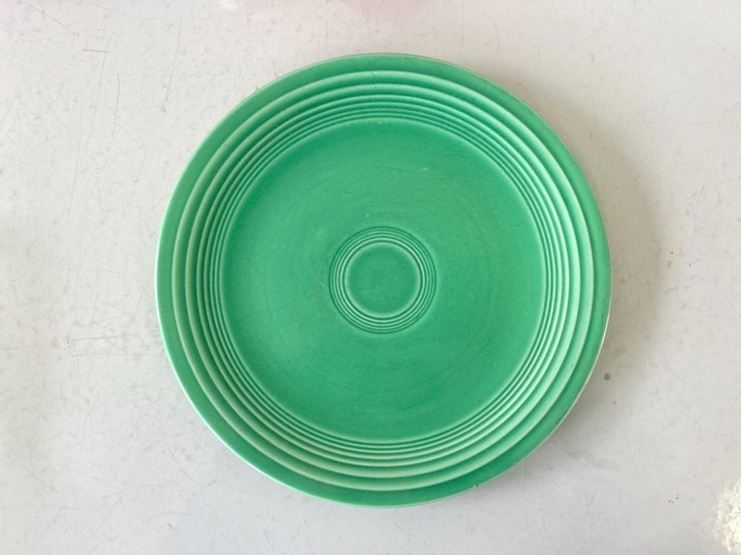 Vintage Green Fiesta Salad or Dessert Plate 7.25 Midcentury Fiestaware ...