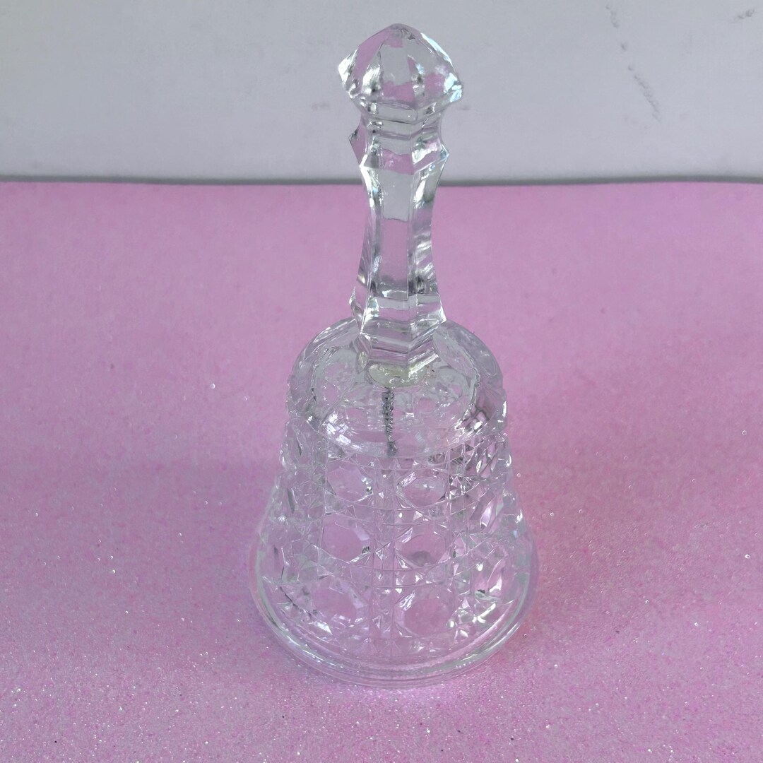 Vintage Cut Glass Crystal Bell by Bleikristall 5.25” High - Etsy