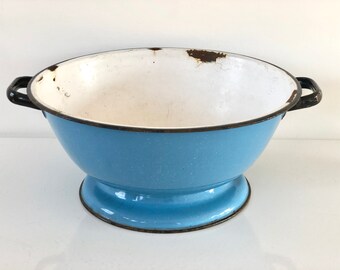 Large Enamel Wash Basin - Etsy