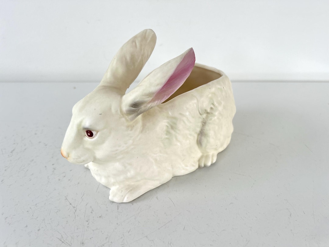 Vintage Napco Ceramic Bunny Planter Hard to Find C-5717 Midcentury ...
