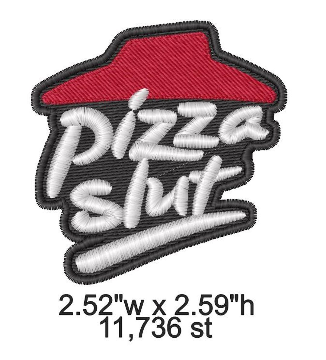 Pizza Slut Embroidery Machine Design File, Funny Graphic, Digital ...
