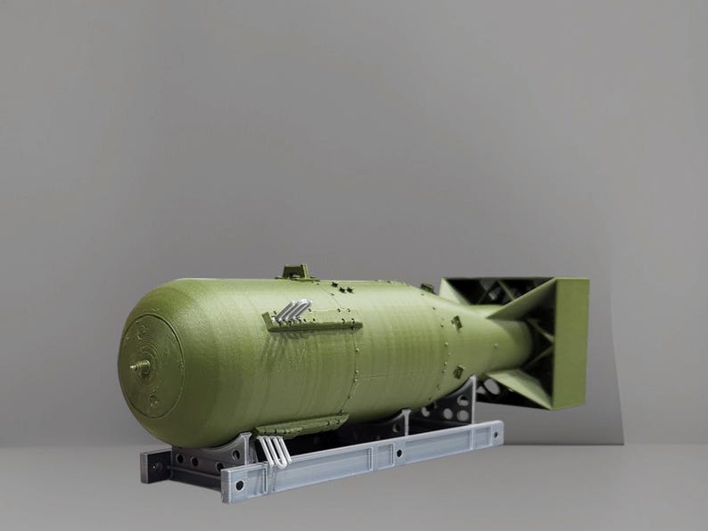 Little Boy Atomic Bomb Model – 3D Printed WWII Replica in PLA 1:20 ...