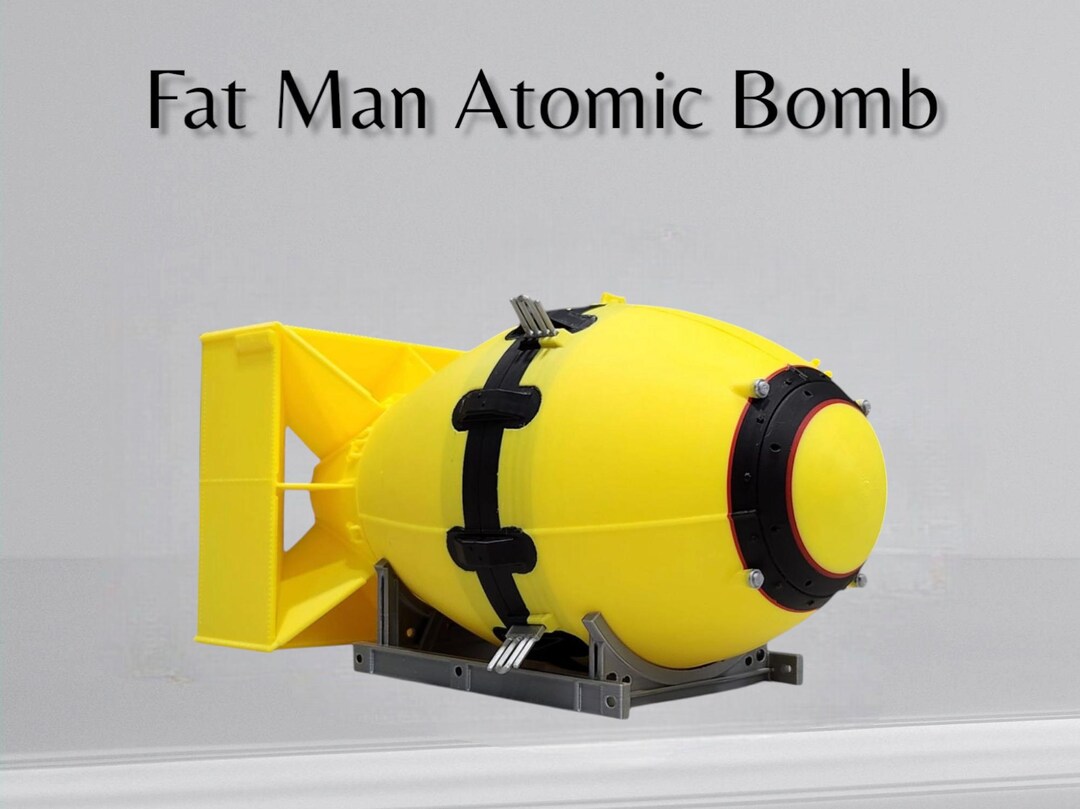 Fat Man Atomic Bomb 3D Printed Model -9.5 Inches Tall - Etsy