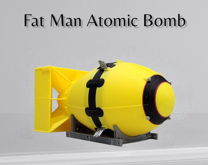 Fat Man Atomic Bomb 3D Printed Model -9.5 Inches Tall - Etsy