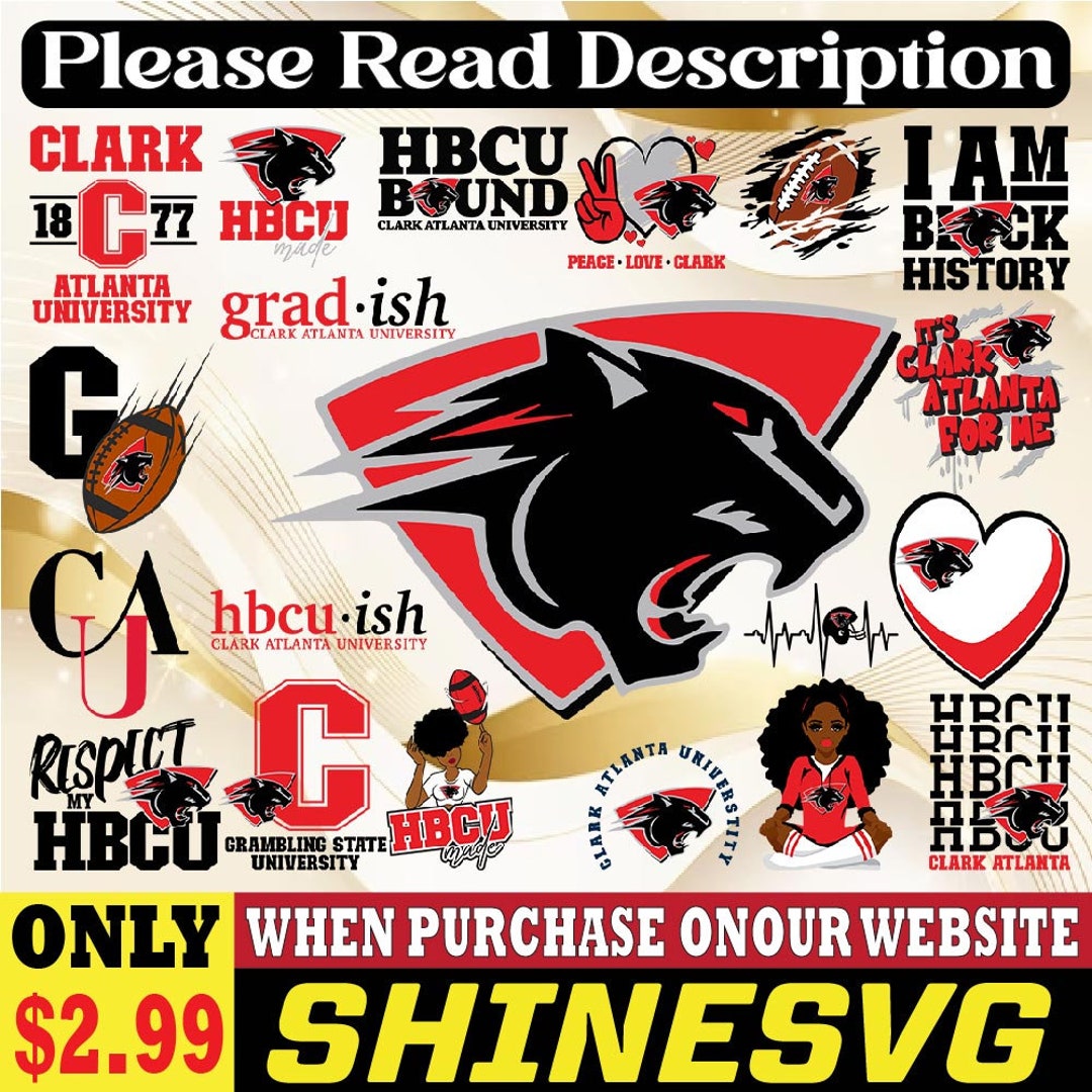 Bundle 20 Files Clark Atlanta University Football Team Svg - Etsy
