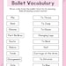 Basic Ballet Vocabulary Worksheet | Beginning Ballet Vocabulary Worksheet | Ballet Matching ...