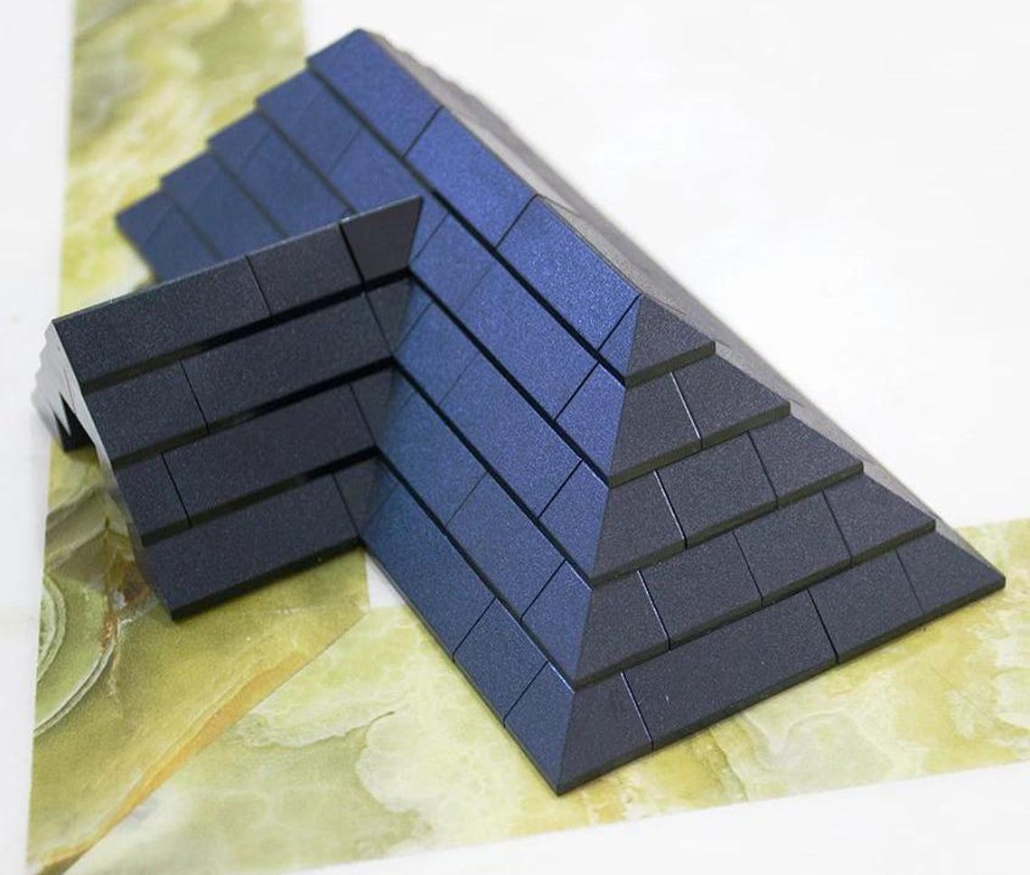 Building Block Roof Tiles Pack Red or Black DIY Construction ...