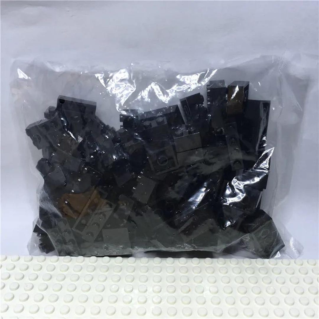 Black 100/300/500PCS Assorted Building Blocks | Creative DIY ...