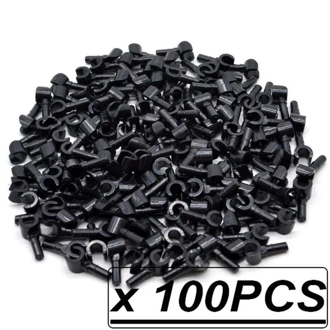 100PCS Black Mini Hands for Minifigures – Multicolor Building Block ...
