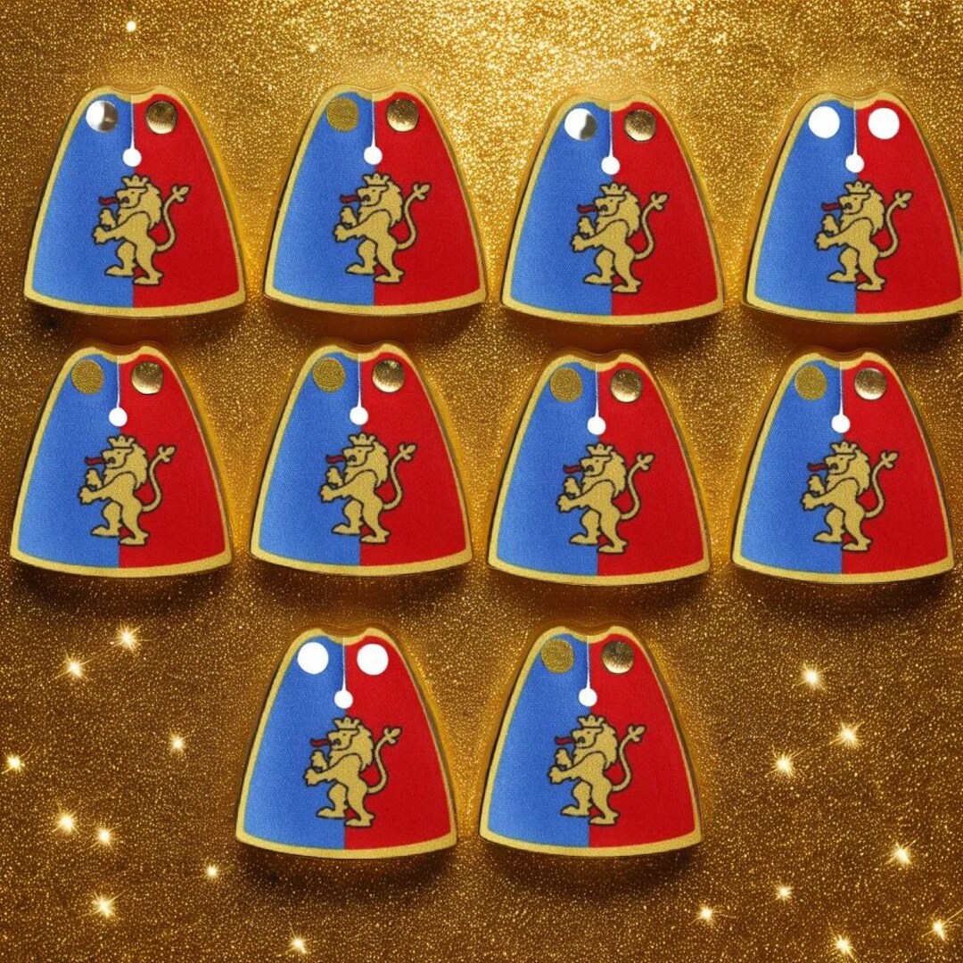 Medieval Clan Capes for Minifigures – Assorted Colors, Animal Crests ...