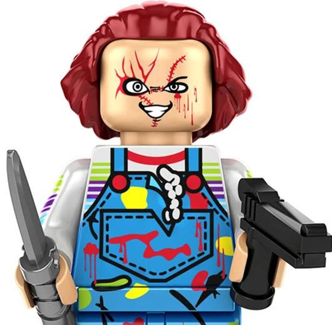 Horror Movie Minifigure Building Blocks Spooky Collectible Building ...