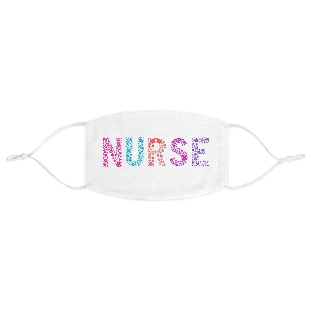 Nurse Face Mask, Nurse Mask, Nurse Gift, Colorful Nurse Mask, Nurse ...