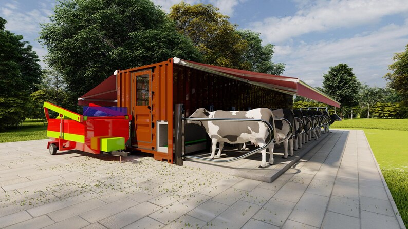 Portable Shipping Container Cattle Feeder Durable, Eco-friendly ...