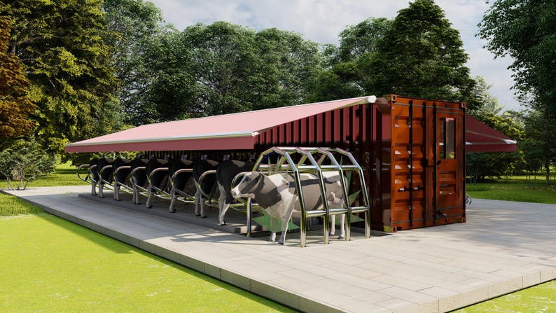 Portable Shipping Container Cattle Feeder Durable, Eco-friendly ...