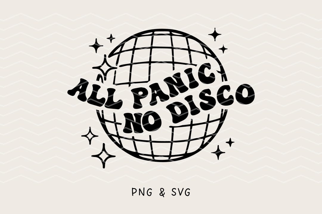 All Panic No Disco Clip Art Cut File SVG & PNG Designs - Etsy