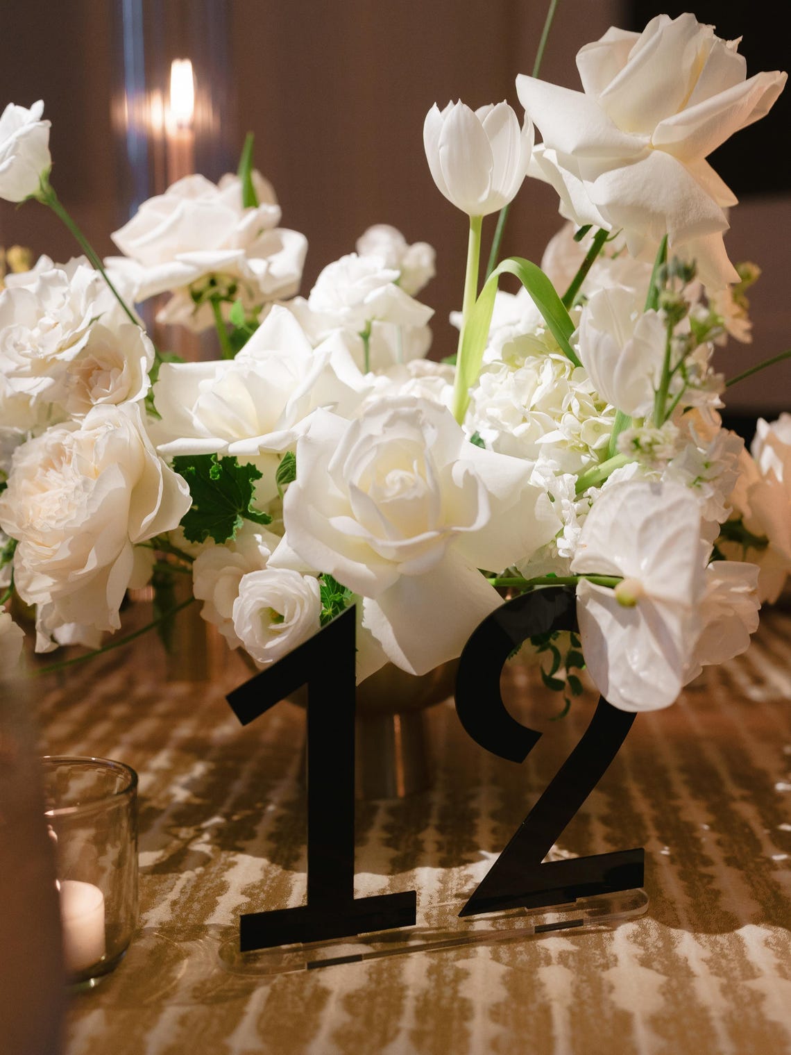 Black Table Numbers, Black Bold Numeric Table Numbers, Black Wedding ...