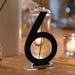 Black Table Numbers, Black Bold Numeric Table Numbers, Black Wedding ...