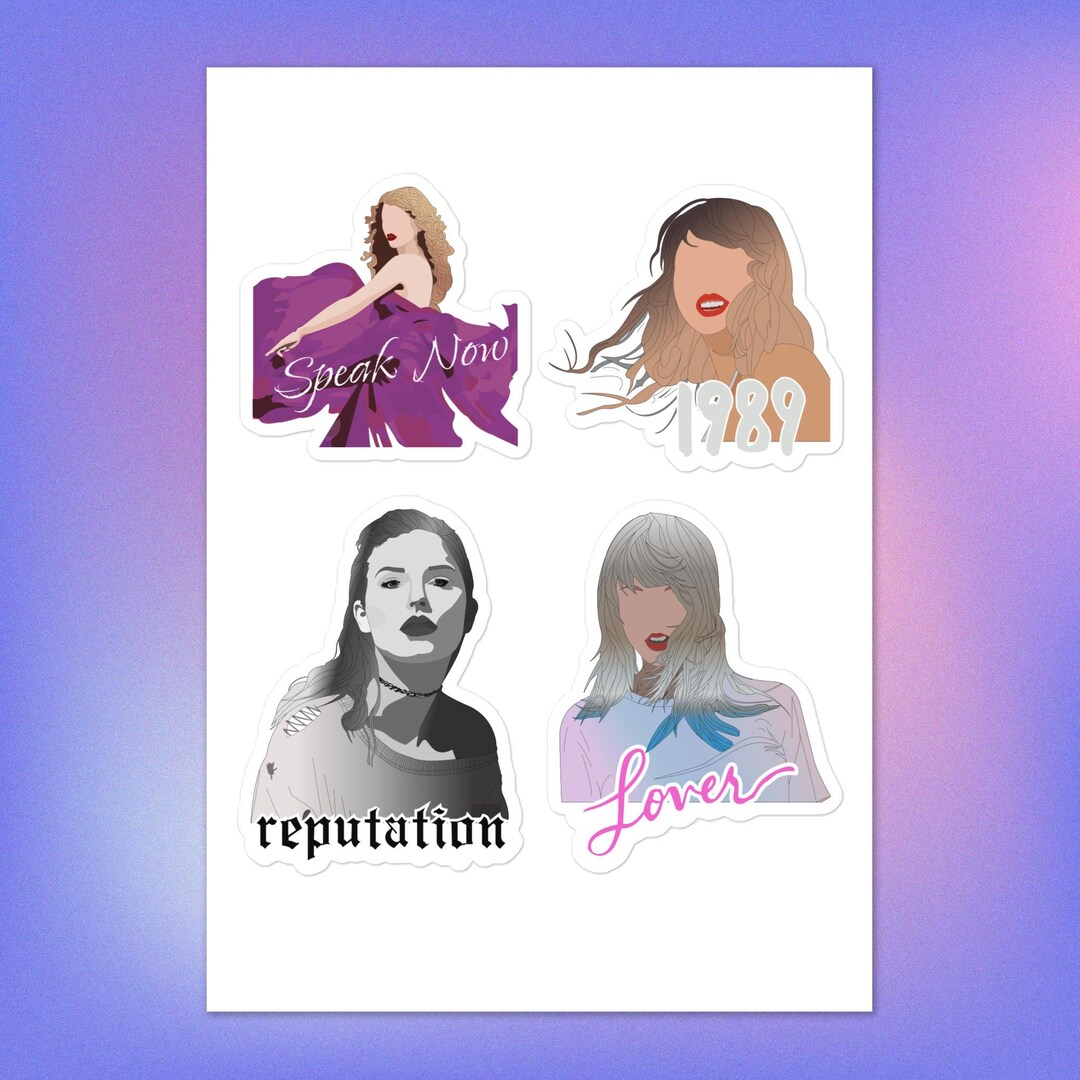 Swiftie Album Fan Art Sticker Sheet - Etsy