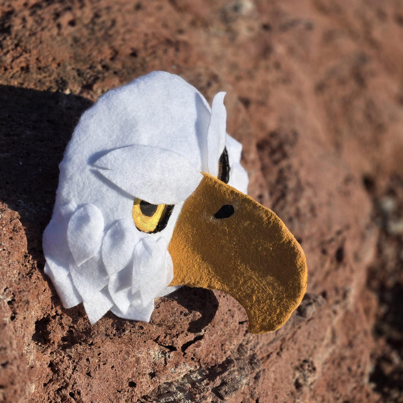 PREMADE American Bald Eagle Mask, Birds of Prey Therian Gear, Veterans ...