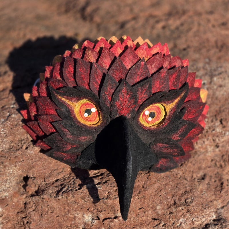 Phoenix Mask - Etsy