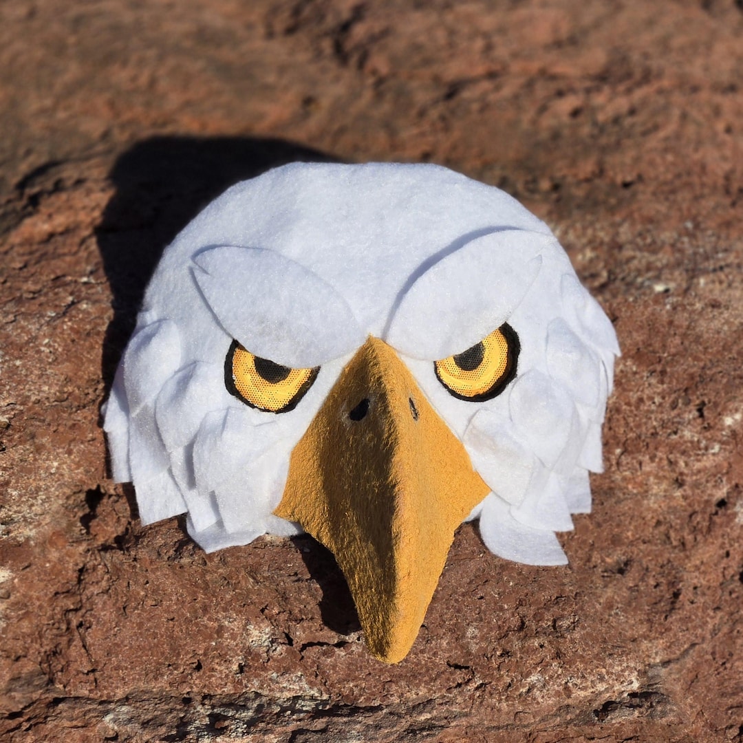 PREMADE American Bald Eagle Mask, Birds of Prey Therian Gear, Veterans ...