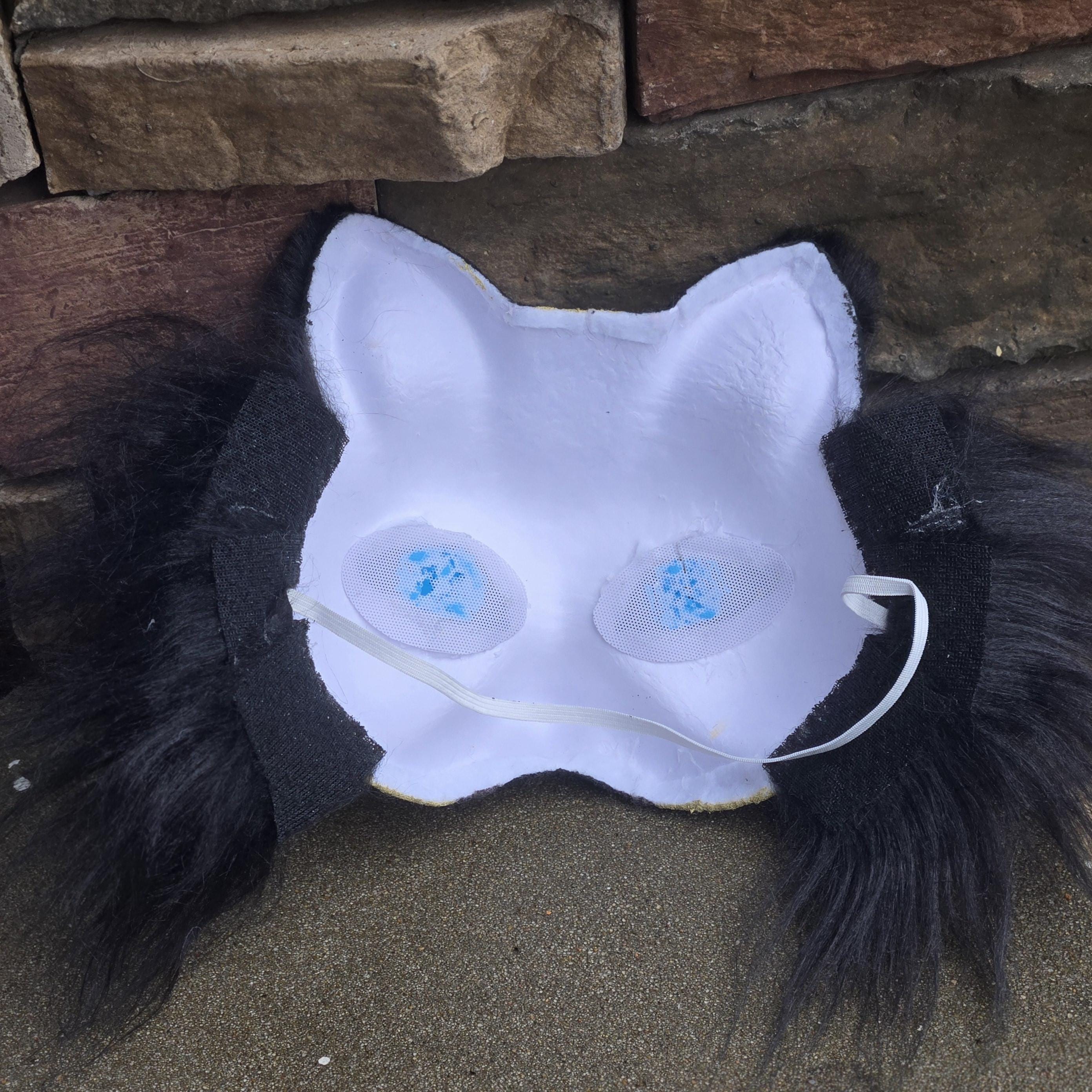 Ready to Ship, Siamese Cat Therian Mask, Therian Gear, Cat Costume ...