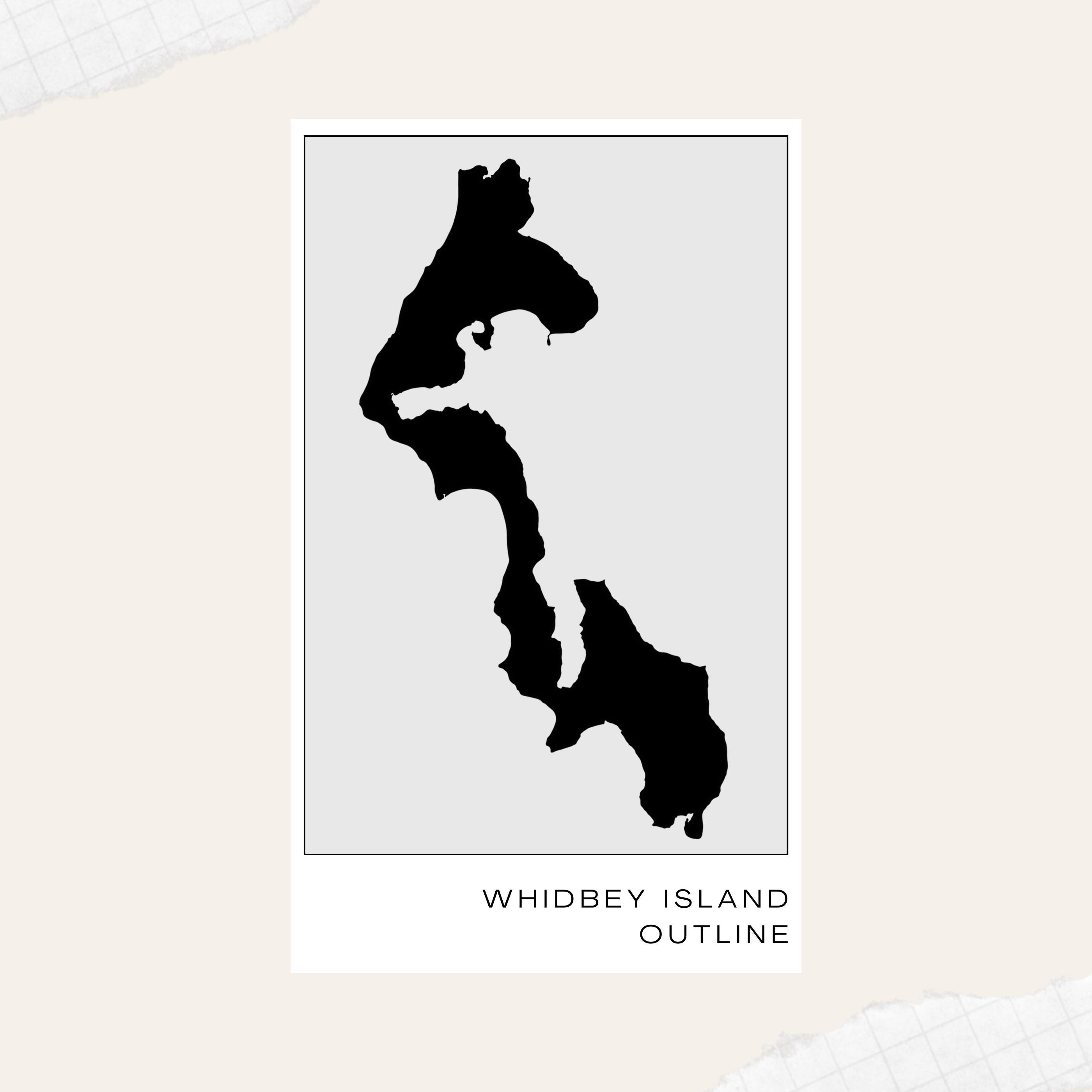 Whidbey Island SVG File, Whidbey Island Washington, Commercial Use ...