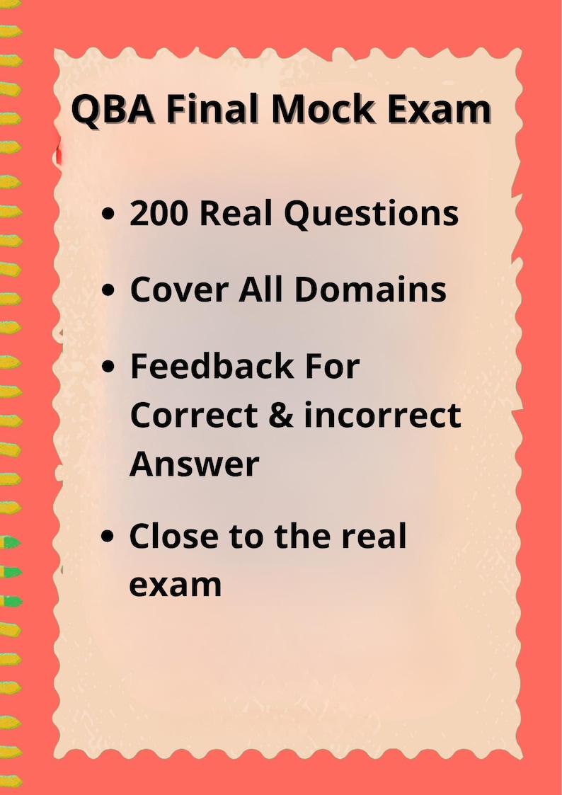 QBA Mock Exam: Practice Test With Feedback for Qualified Behavior ...