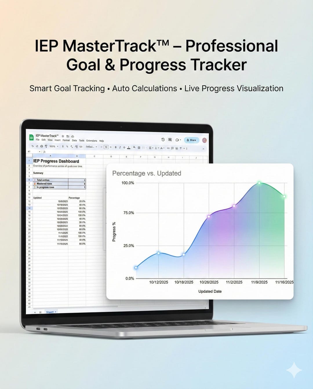 IEP Mastertrack™ – Professional Goal & Progress Tracker - Etsy