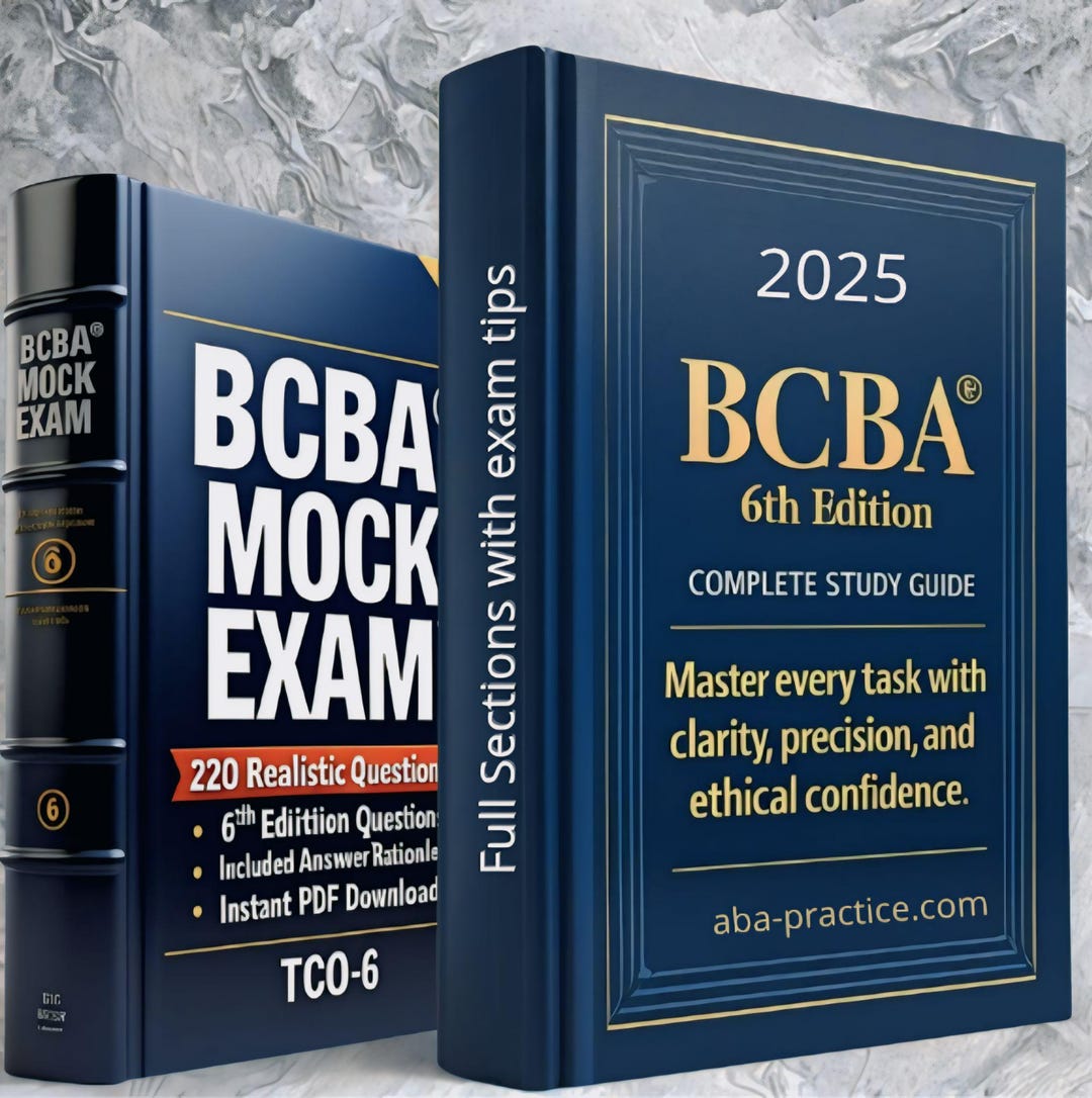 BCBA® 6th Edition Exam Prep Bundle: Study Guide + Mock Exam With 250 ...