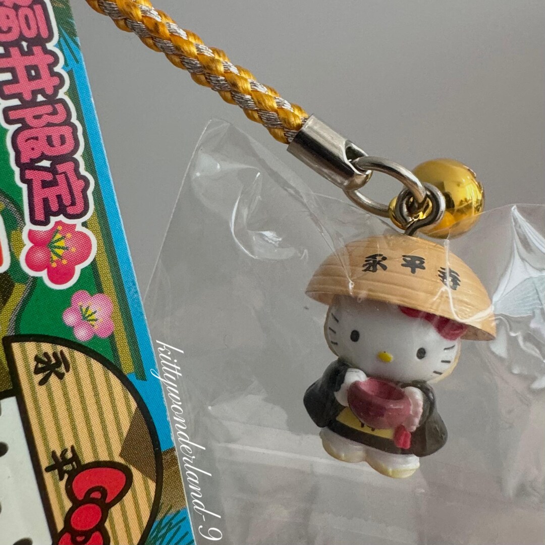 Sanrio Hello Kitty Charm Gotochi Keychain Monk Fukui-local Limited ...