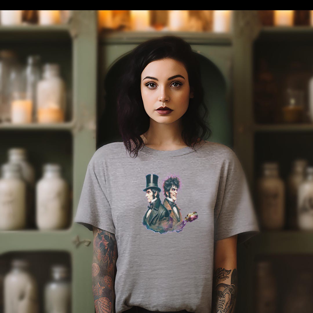 Dr Jekyll and Mr Hyde Unisex Tee, Classic Creature Feature T-shirt ...