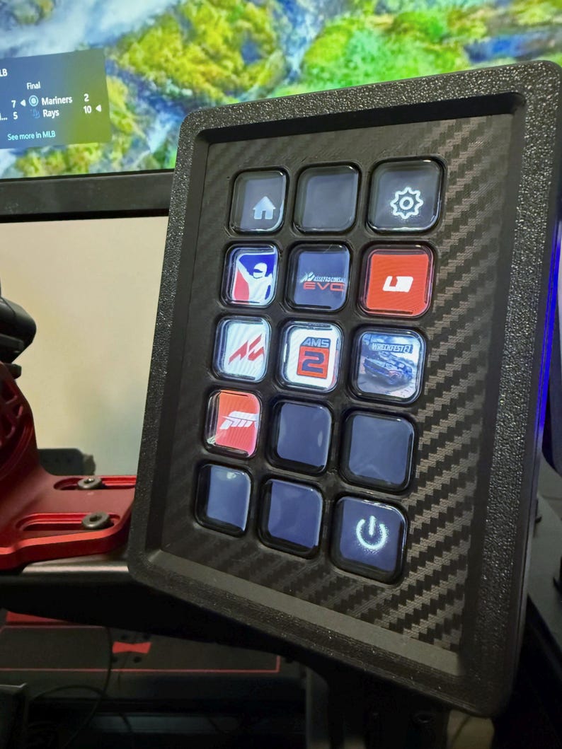 Stream Deck Magnetic Cover Enclosure (mk1 & Mk2) | Slim Button Box Case ...