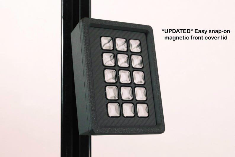 Stream Deck Magnetic Cover Enclosure (mk1 & Mk2) | Slim Button Box Case ...