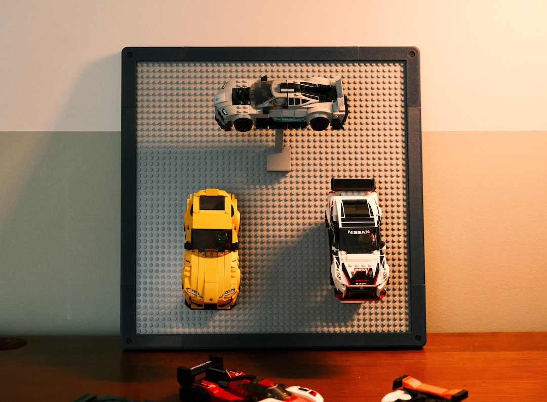 2-way Brick Base Plate Wall Display Mount for Lego Speed Champions - Etsy