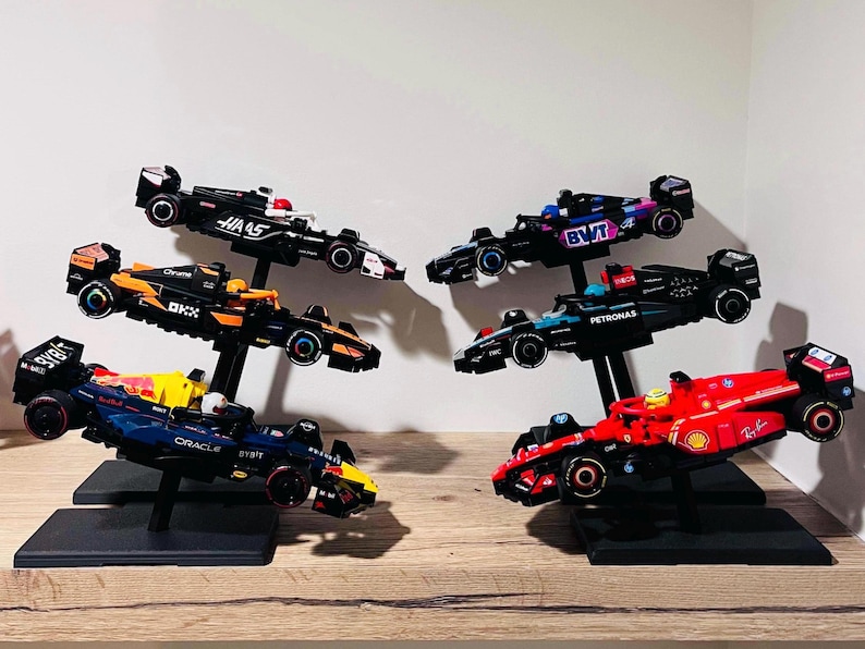 F1 Speed Champions Display Stand | 2025 F1 Lego Set | 3D Printed Desk ...