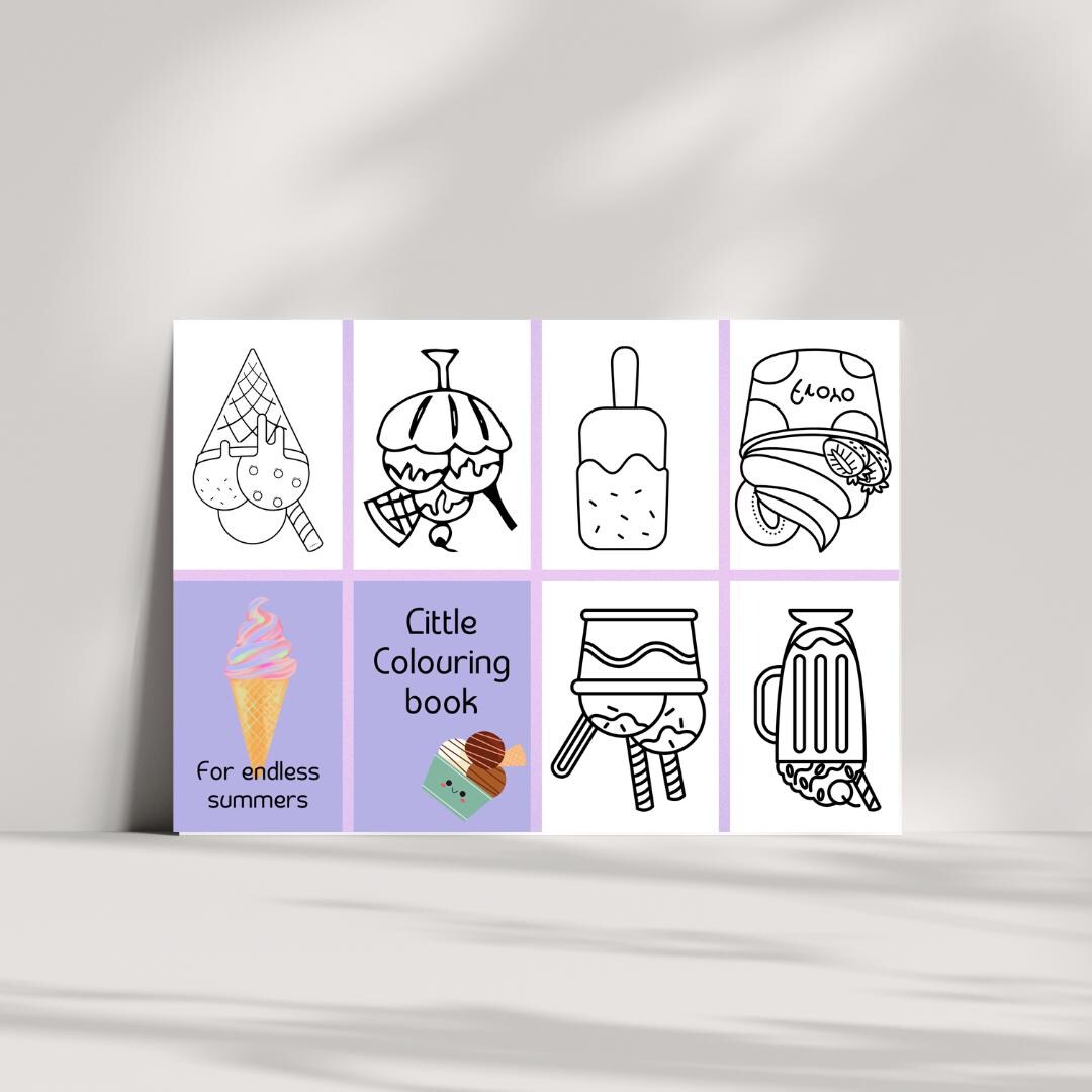Mini Coloring Books (A4) - Digital Download | Endless Printable Fun for ...