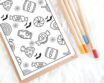 Cozy Halloween Coloring Pages for Adults & Kids, Magical and Fun ...