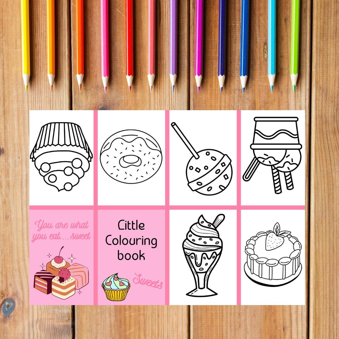 Mini Coloring Books (A4) - Digital Download | Endless Printable Fun for ...
