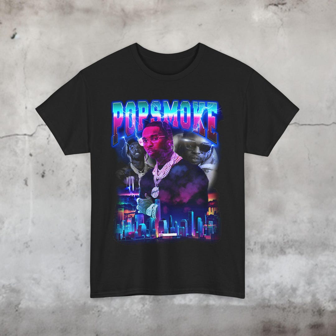 Retro-pop-smoke Tee - Etsy