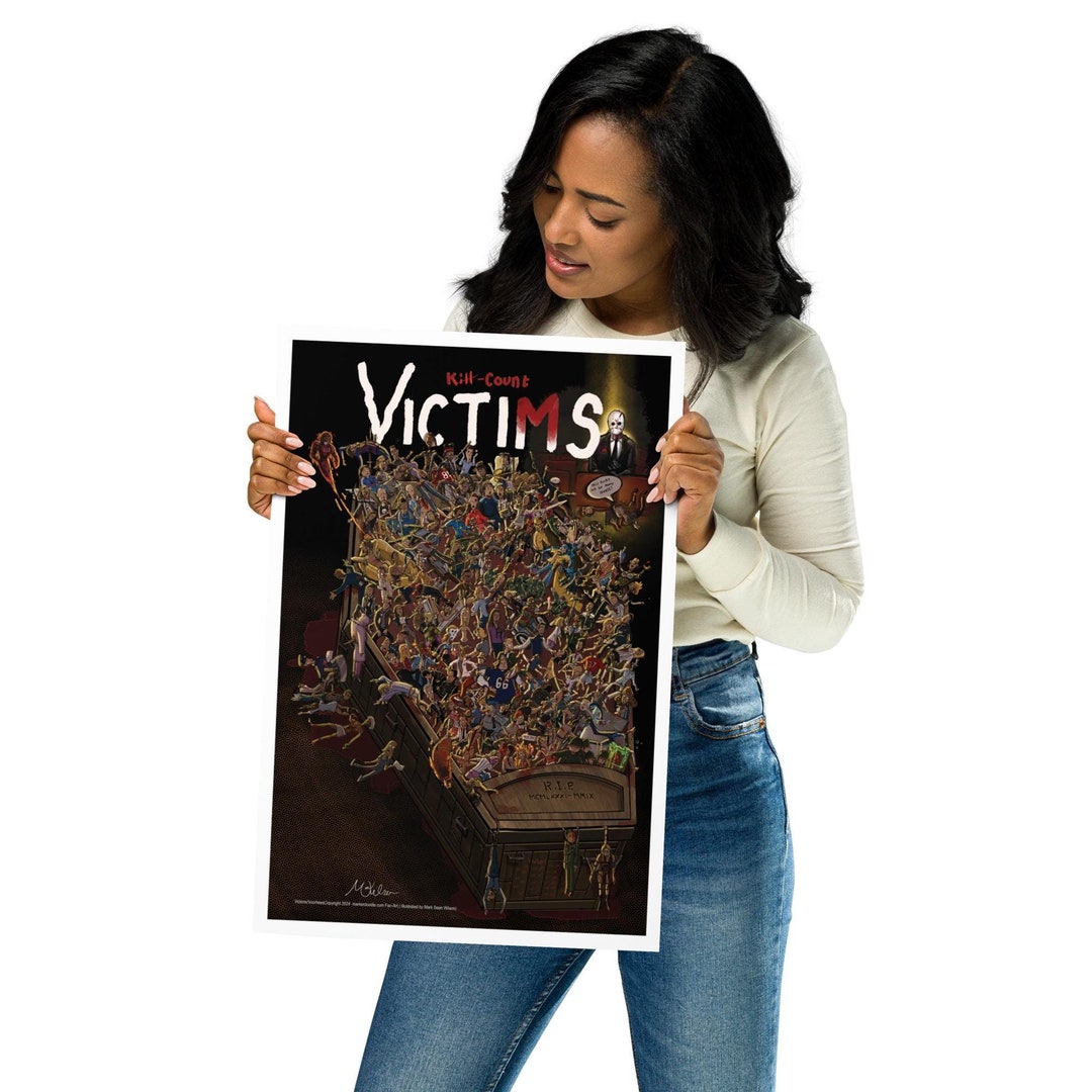 Victims Kill-count Friday the 13th Poster - Etsy