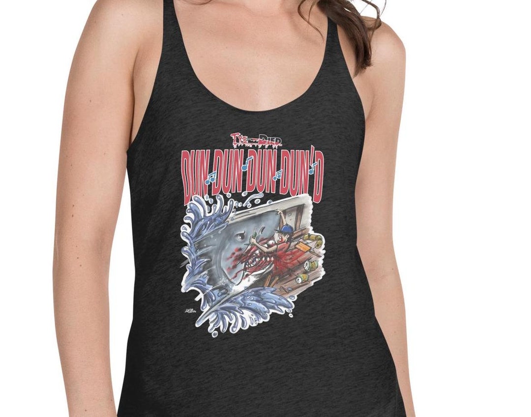 Jaws Shark Dun Dun Dun Dund Women's Racerback Tank Top - Etsy